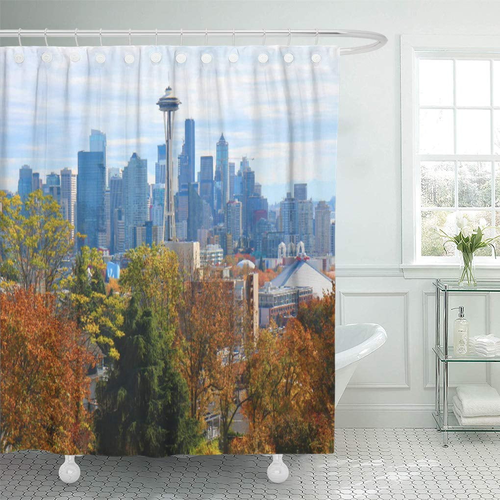 CYNLON Orange Tourist Seattle Skyline Attraction Washington Space ...