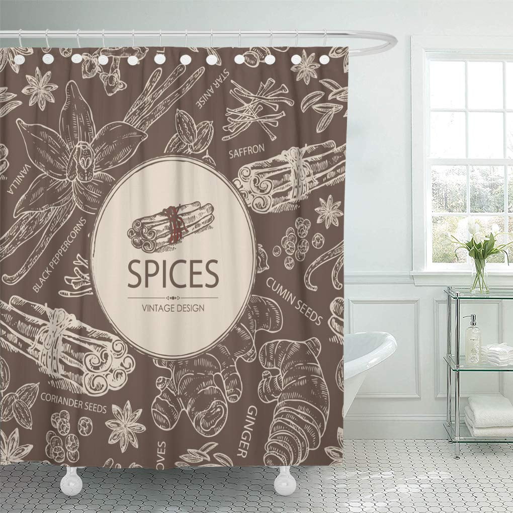 CYNLON Spice Ginger Cinnamon Cumin Seeds Cloves Vanilla Star Anise ...