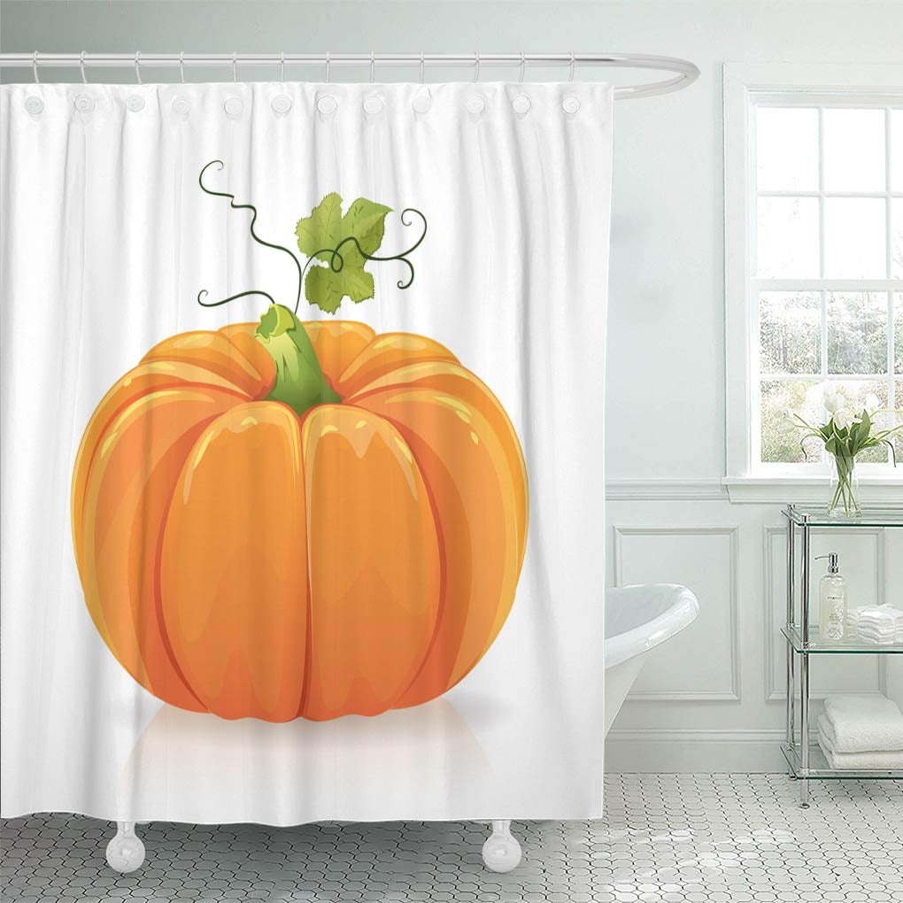 CYNLON Squash Yellow Fall Pumpkin Green Cartoon Vegetable Graphic Gourd ...