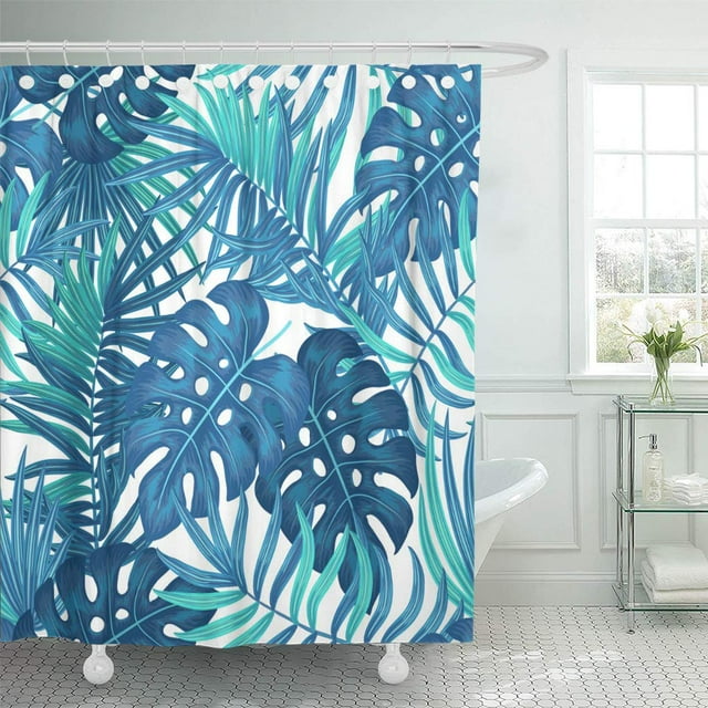 Cynlon Summer Hawaiian Seamless Pattern Exotic Tropical Plants Palm