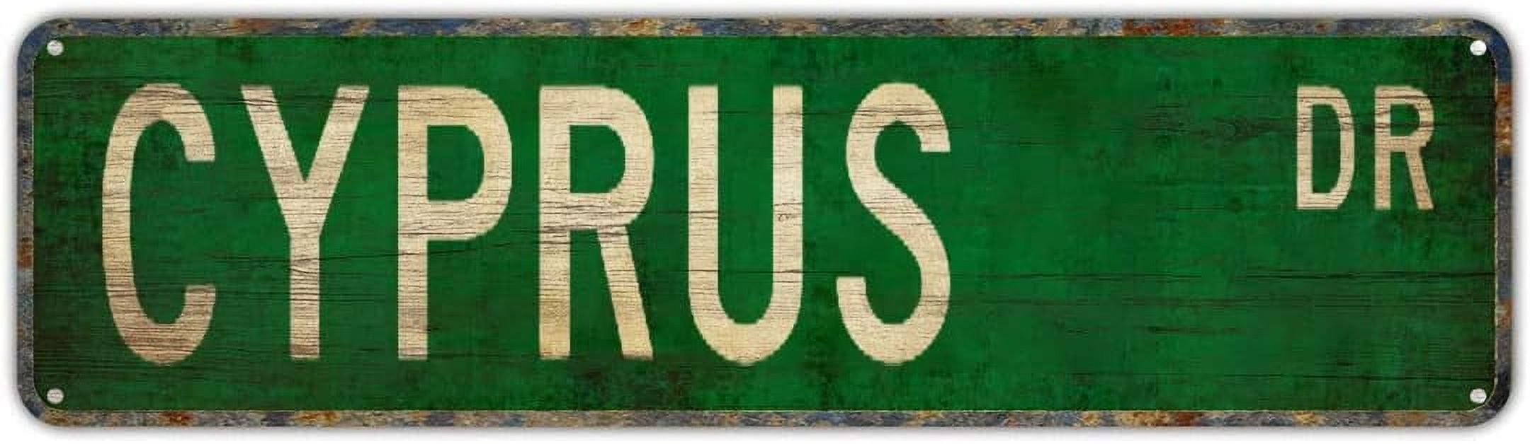 CYPRUS Vintage Signs Retro Tin Signs Art Plaque Aluminum Sign for ...