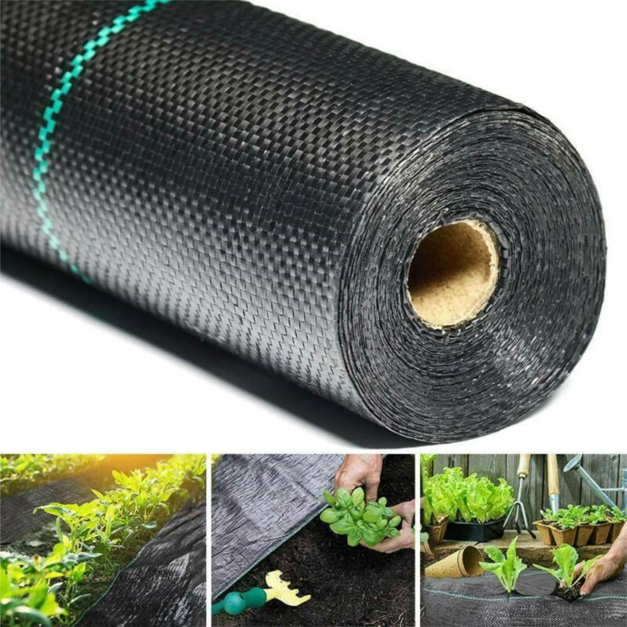 CYQ-LELINTA Garden Weed Barrier Fabric - High Density Woven Landscape ...