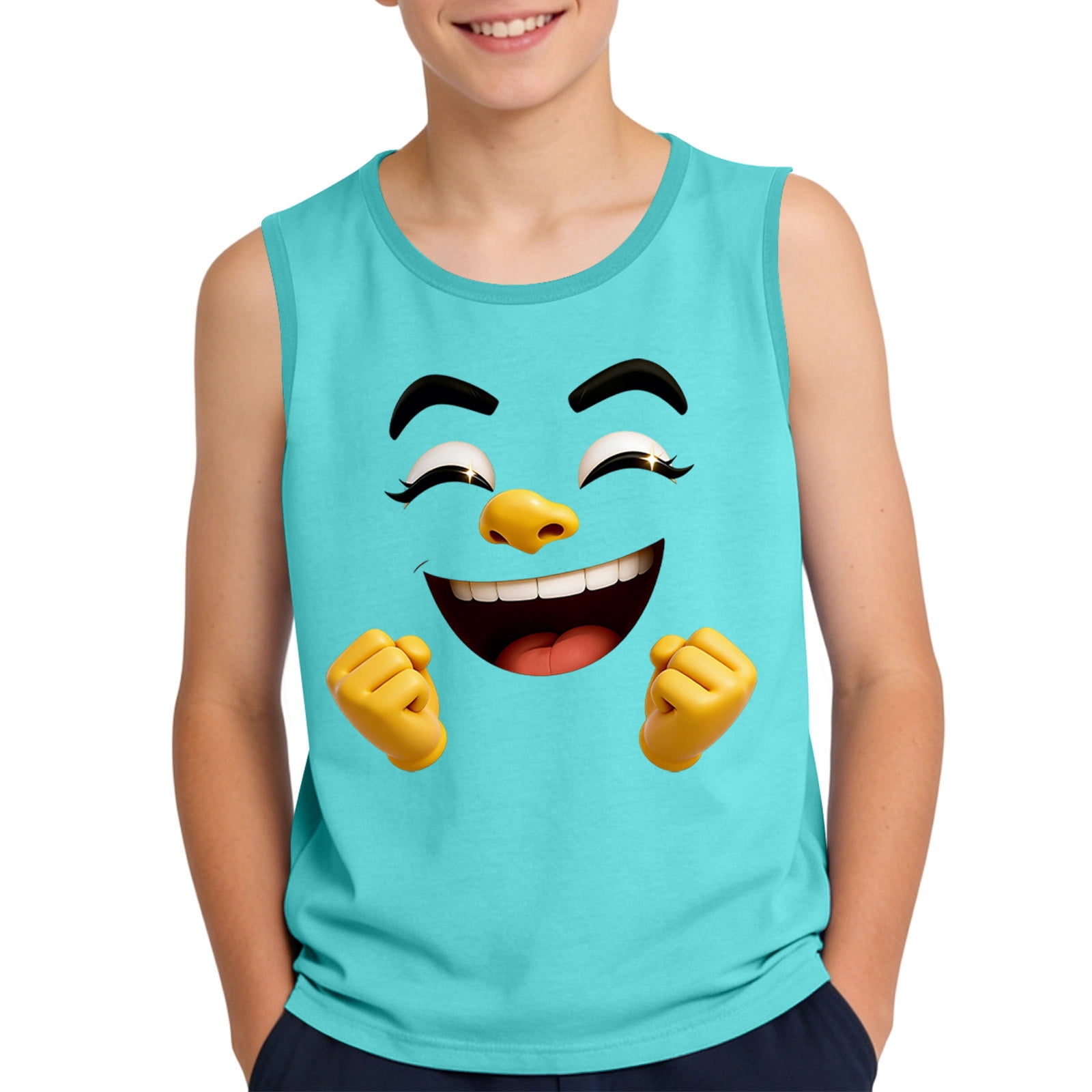 CYRBOKO Boys Tank Tops, Sleeveless Casual Breathable Funny Kids Summer ...
