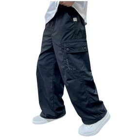 CYRBOKO Cargo Pants for Girls, Multi Pockets Cotton Loose Elastic Waist ...