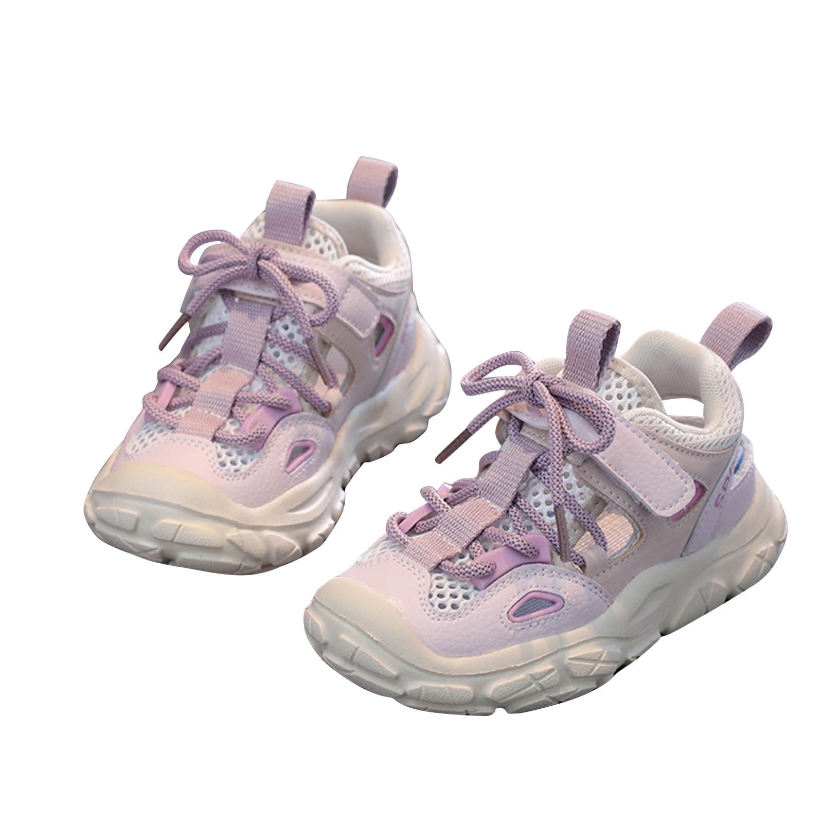 CYRBOKO Girls Court Sneakers, Slip On Non-slip Soft Sole Breathable ...