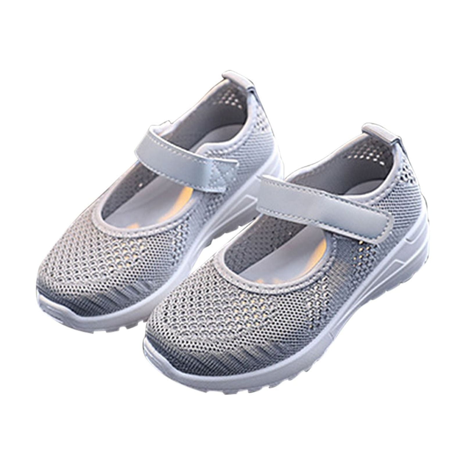 CYRBOKO Girls Summer Sneakers, Slip On Comfortable Breathable No-Tie ...