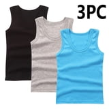 CYRBOKO Girls Tank Tops 2025, Crewneck Cotton Lightweight 3 Pack ...