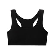 Sweet & Sassy Girls’ Training Bra – 5 Pack Cotton Stretch Crop Cami ...