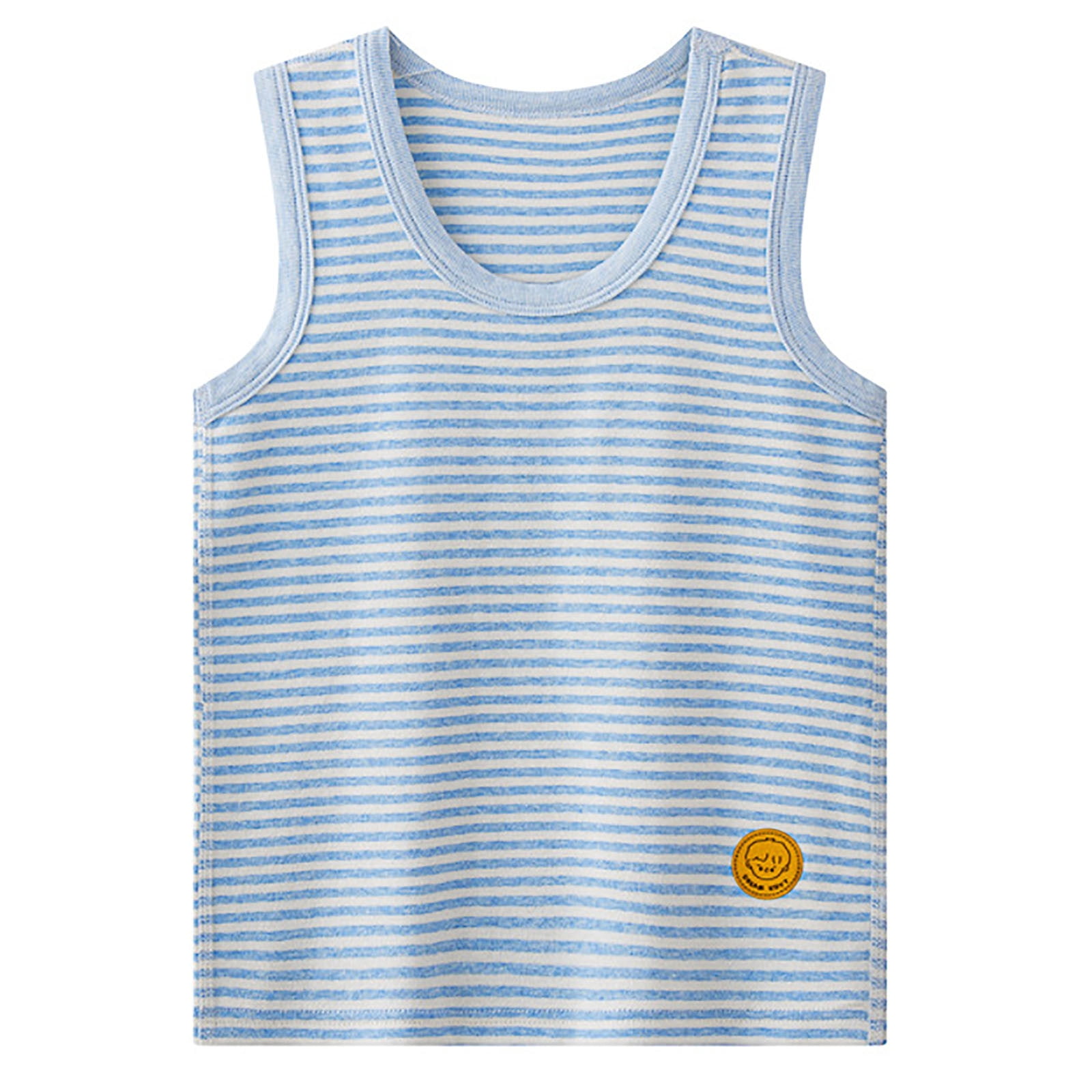 CYRBOKO Kids Tank Tops, Crewneck Striped Sleeveless Casual Toddler Boys ...