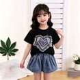 CYRBOKO Outfit Sets for Girls, Elastic Waist Soft Cotton Summer Short ...