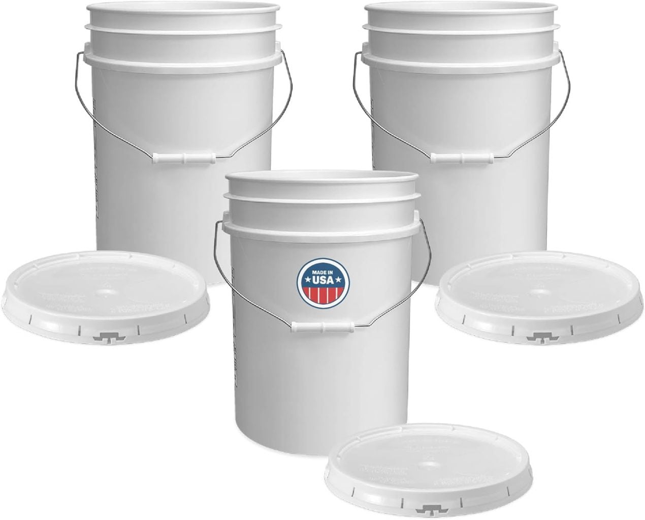 CYRP 5 Gallon Bucket with Airtight Lid | Made in USA | Food Grade ...