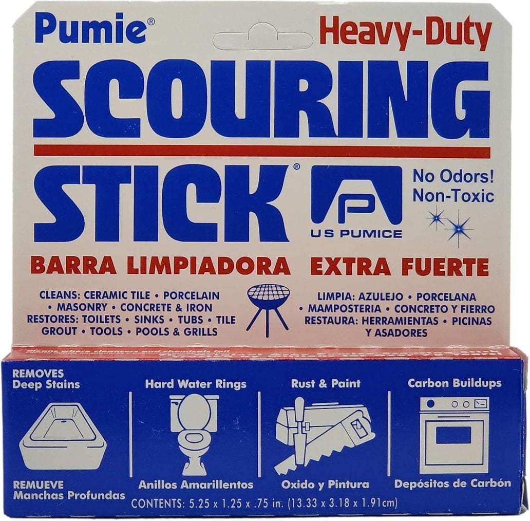 CYRP Heavy Duty Pumice Scouring Stick 6 Pack | 5.25 x 1.25 x 0.75 | by ...