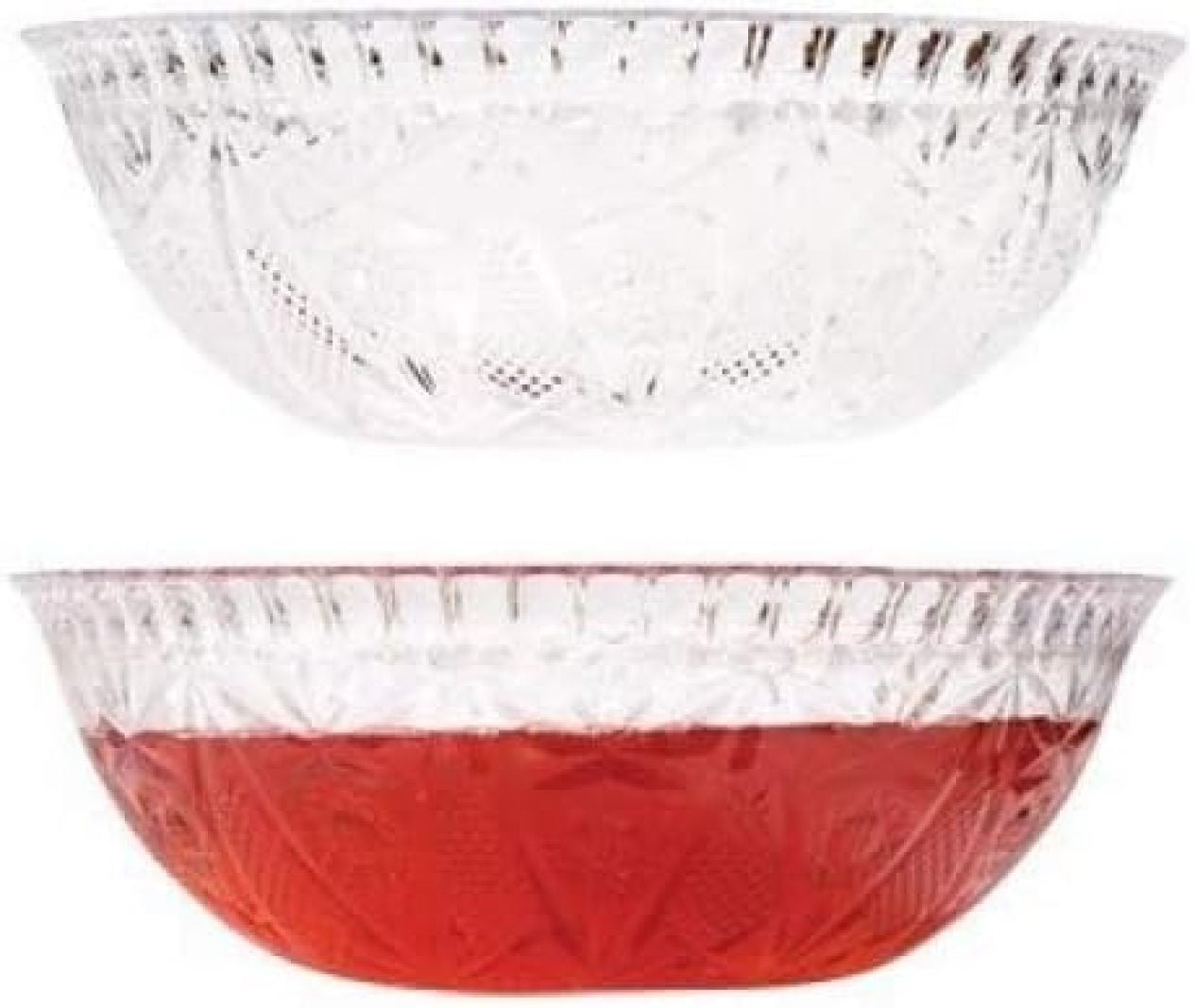 CYRP SUPER STURDY THICK PLASTIC PUNCH BOWL/SALAD BOWL/SNACK BOWL, 11.35 ...