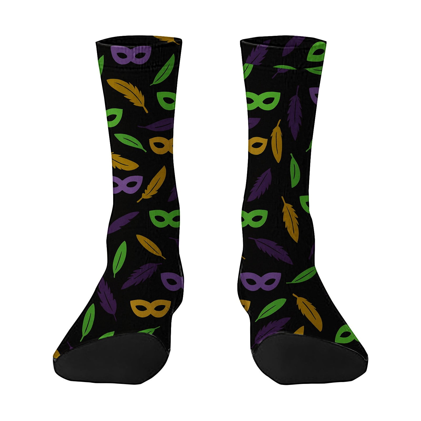 CYSFASHION Carnival Crew Socks for Women Knitting Everyday Athletic ...