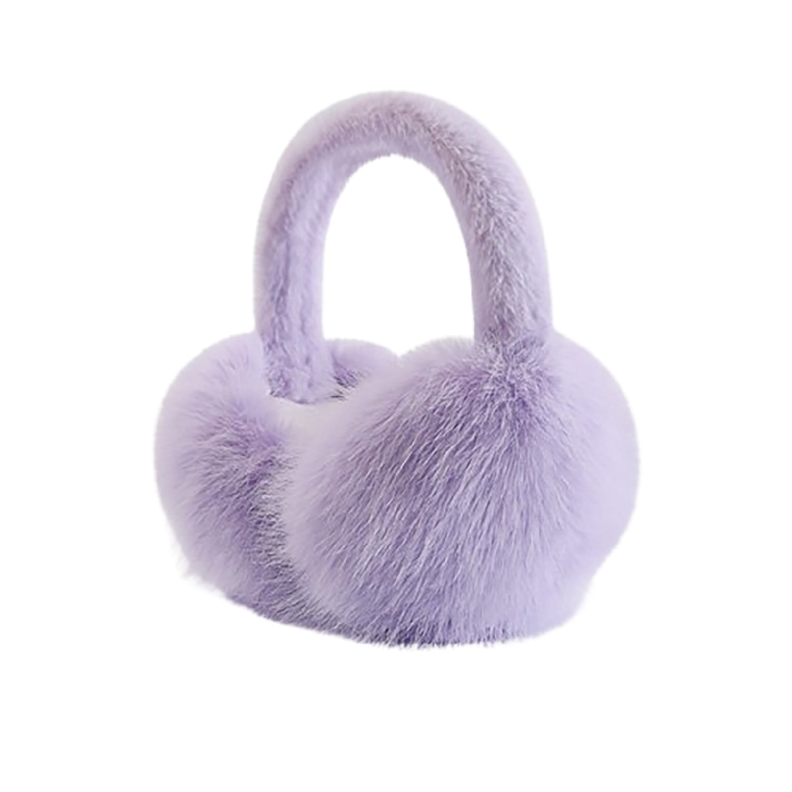 CYSFASHION Ear Muffs for Woman Plush Cold Weather Faux Fur Christmas ...