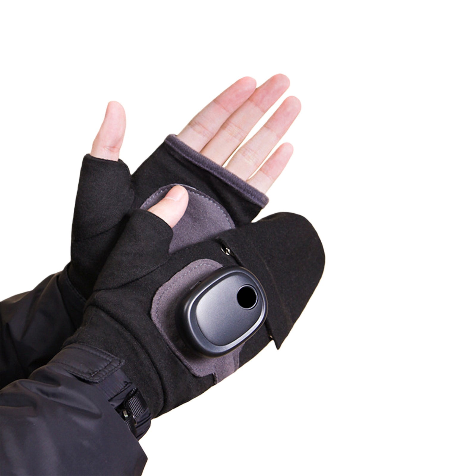 CYSFASHION Fingerless Gloves for Women Half Touchscreen Stretch Unisex ...
