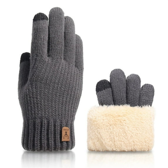 CYSFASHION Mittens for Women Wool Lined Upgraded Soft Lightweight Cold ...