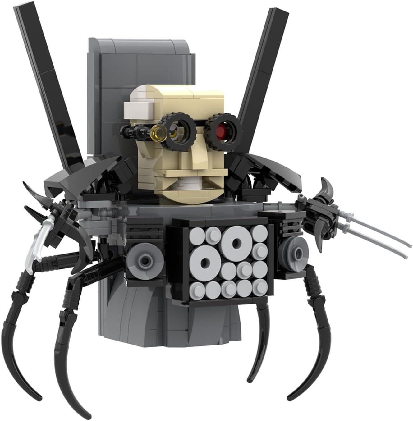 CYSNATU Skibidi Funny Toilet Man Figure Building Set, Titan Cameraman ...