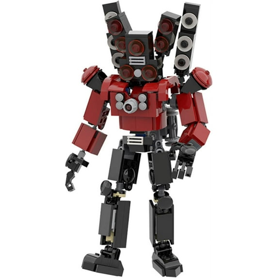 CYSNATU Skibidi Funny Toilet Man Figure Building Set, Titan Cameraman ...