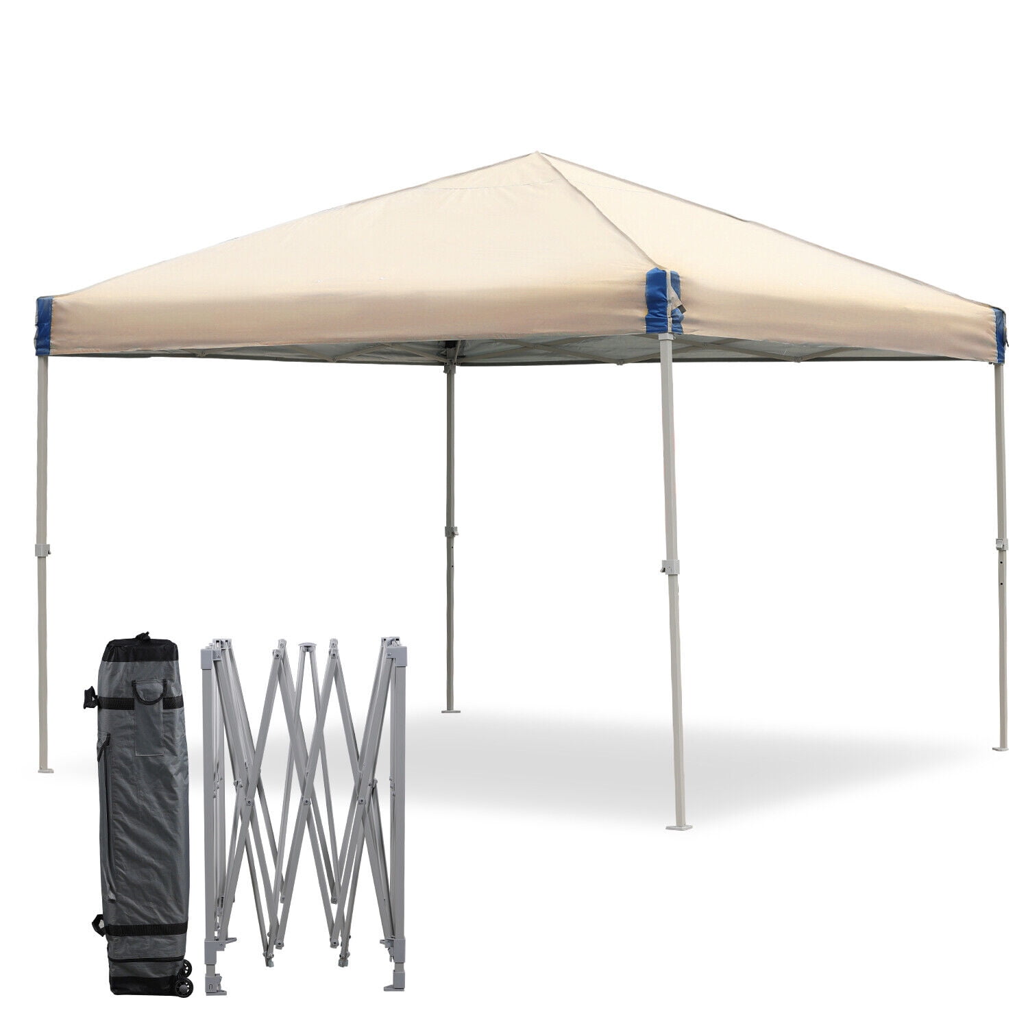 CYTROP 12'x12' Pop Up Canopy Tent - Portable Instant Shade for Camping ...