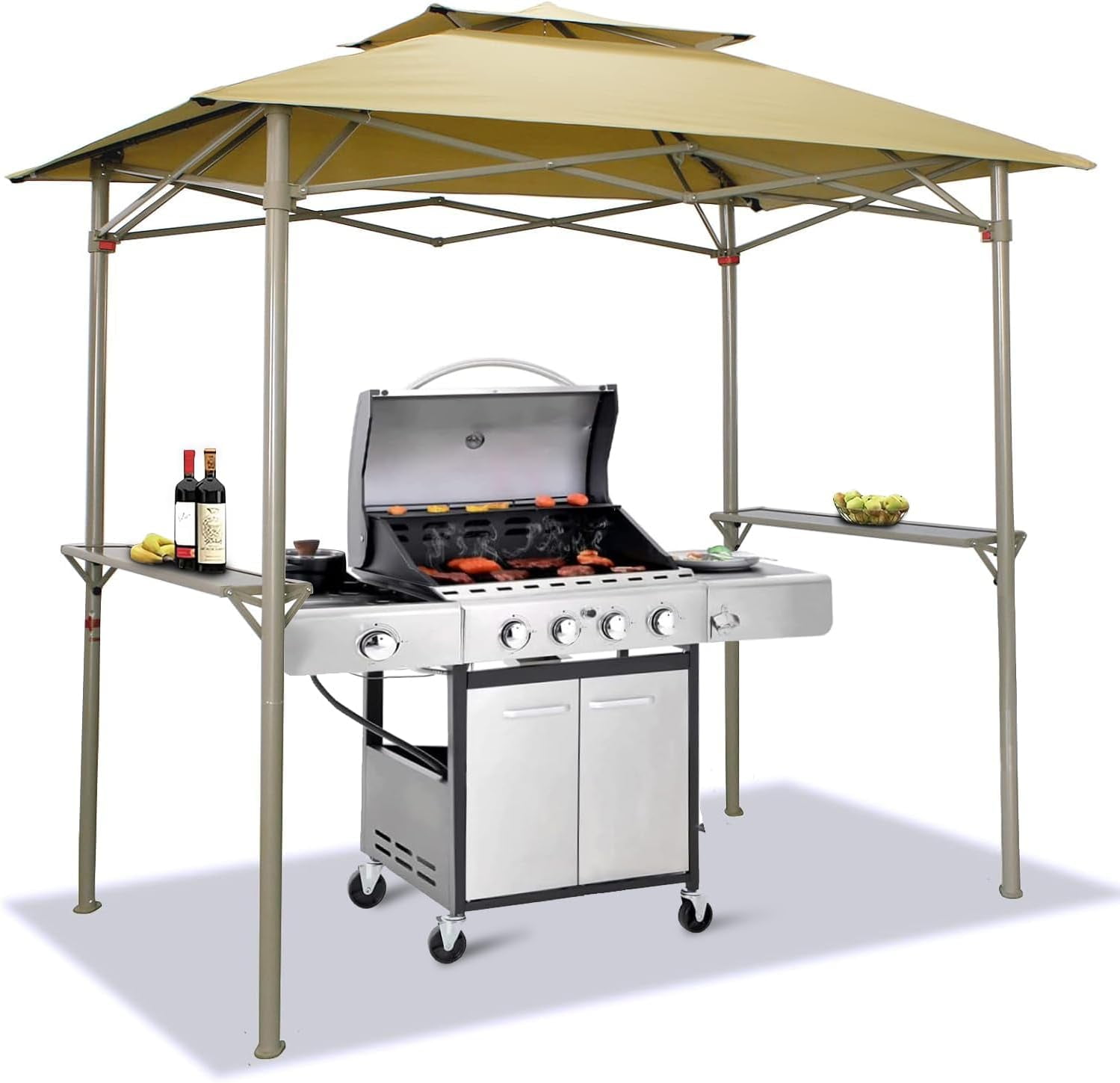 CYTROP 8x5 Grill Gazebo - Pop Up Canopy for BBQ and Backyard Patio ...