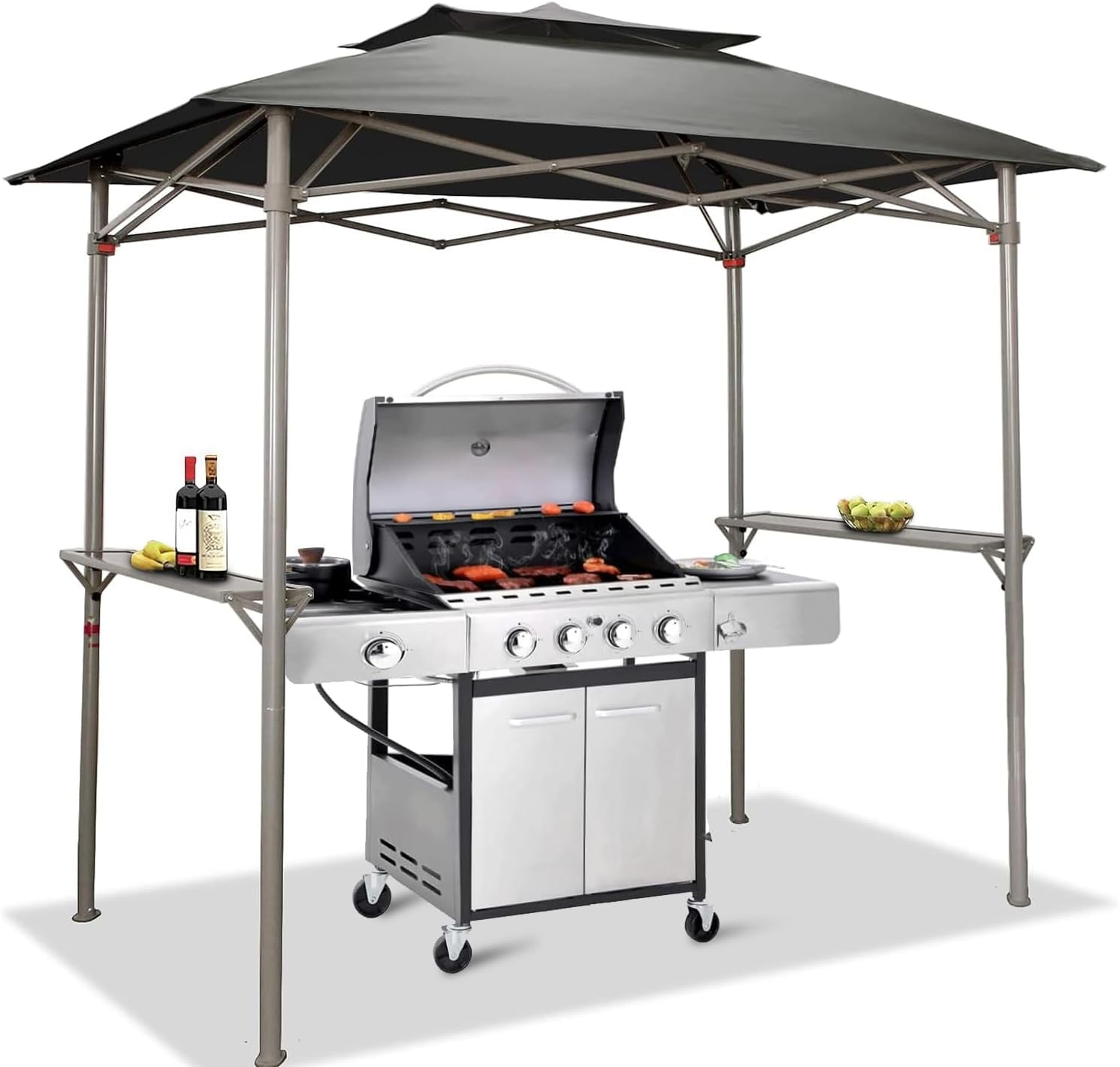 CYTROP 8x5 Grill Gazebo - Pop Up Canopy for BBQ and Backyard Patio ...