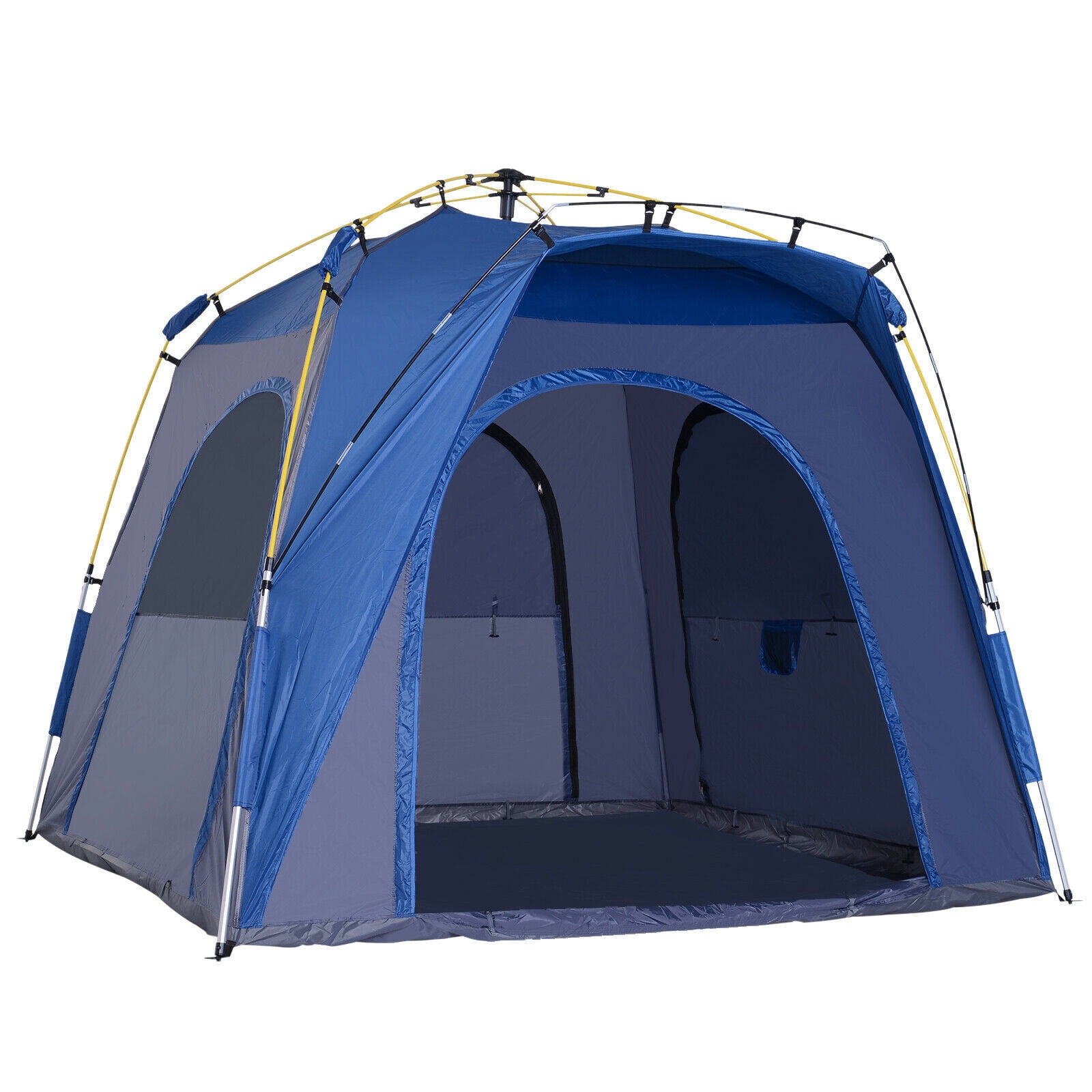 CYTROP Camping Tents 4 Person Pop Up Tent Quick Setup Automatic ...