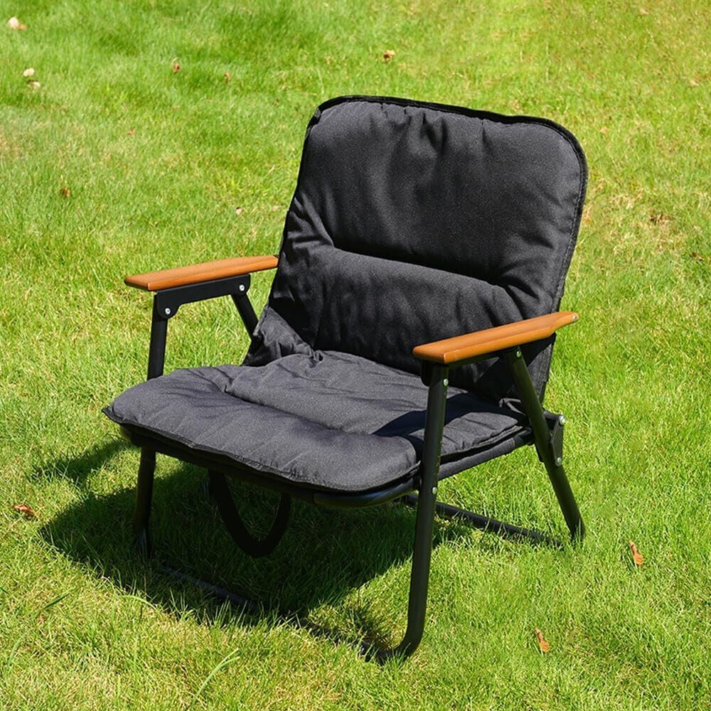 CYTROP Folding Seat Camping Chair, Portable Loveseat Camp Chair ...