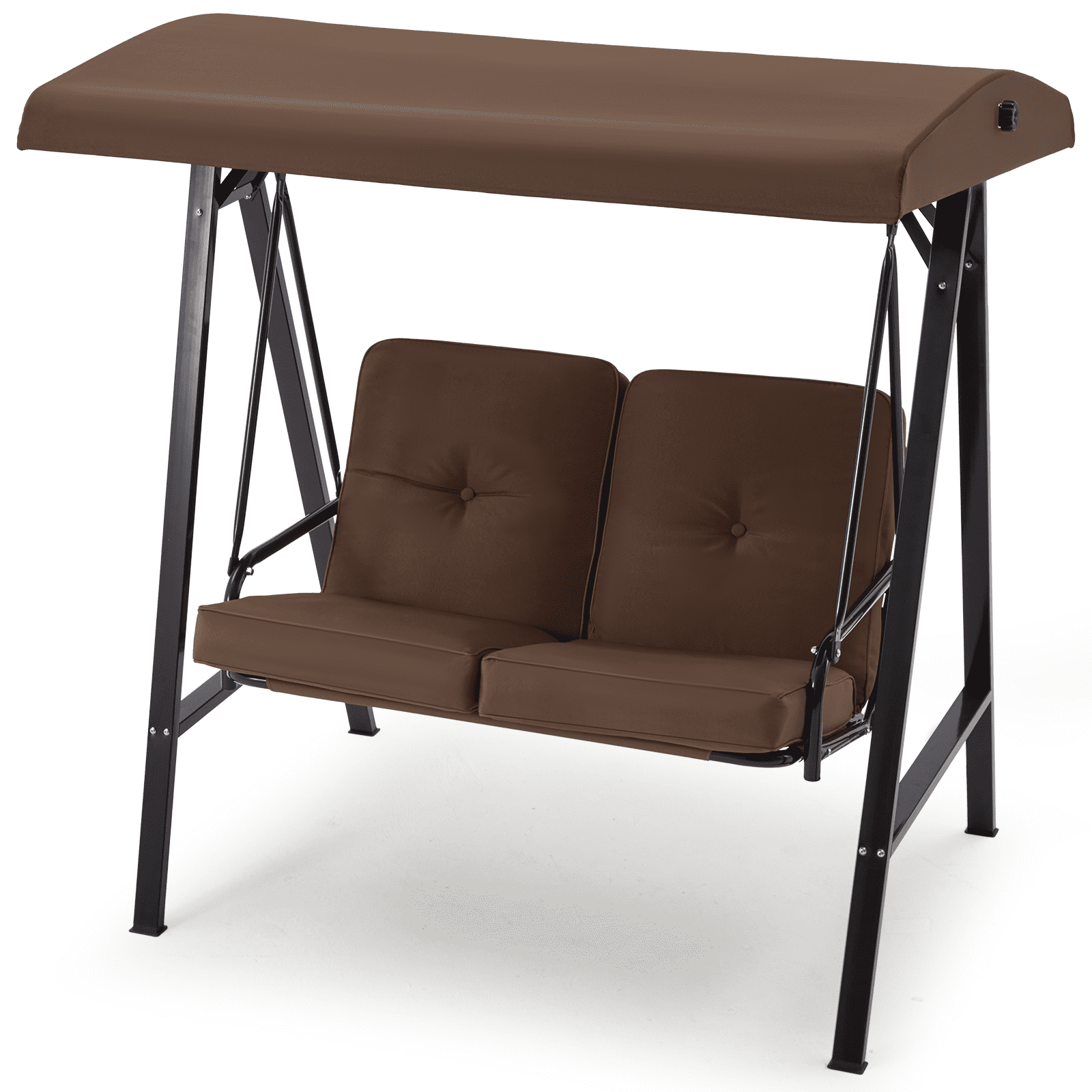 CYTROP Outdoor Patio Swing Chair for Adults, 2-Seat Porch Swings with ...