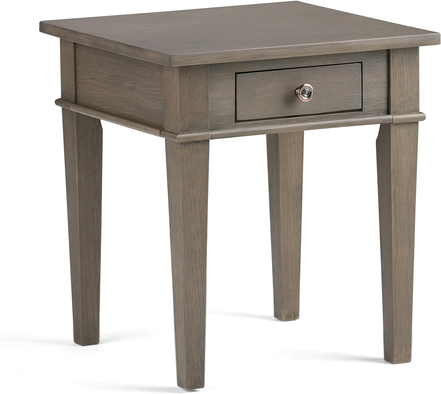 CYUIBIPO Carlton SOLID WOOD 18 inch Wide Square Transitional End Side ...