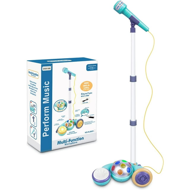 CYURMJUN Kids Karaoke Microphone Toys with Stand for Singing Child, Age ...
