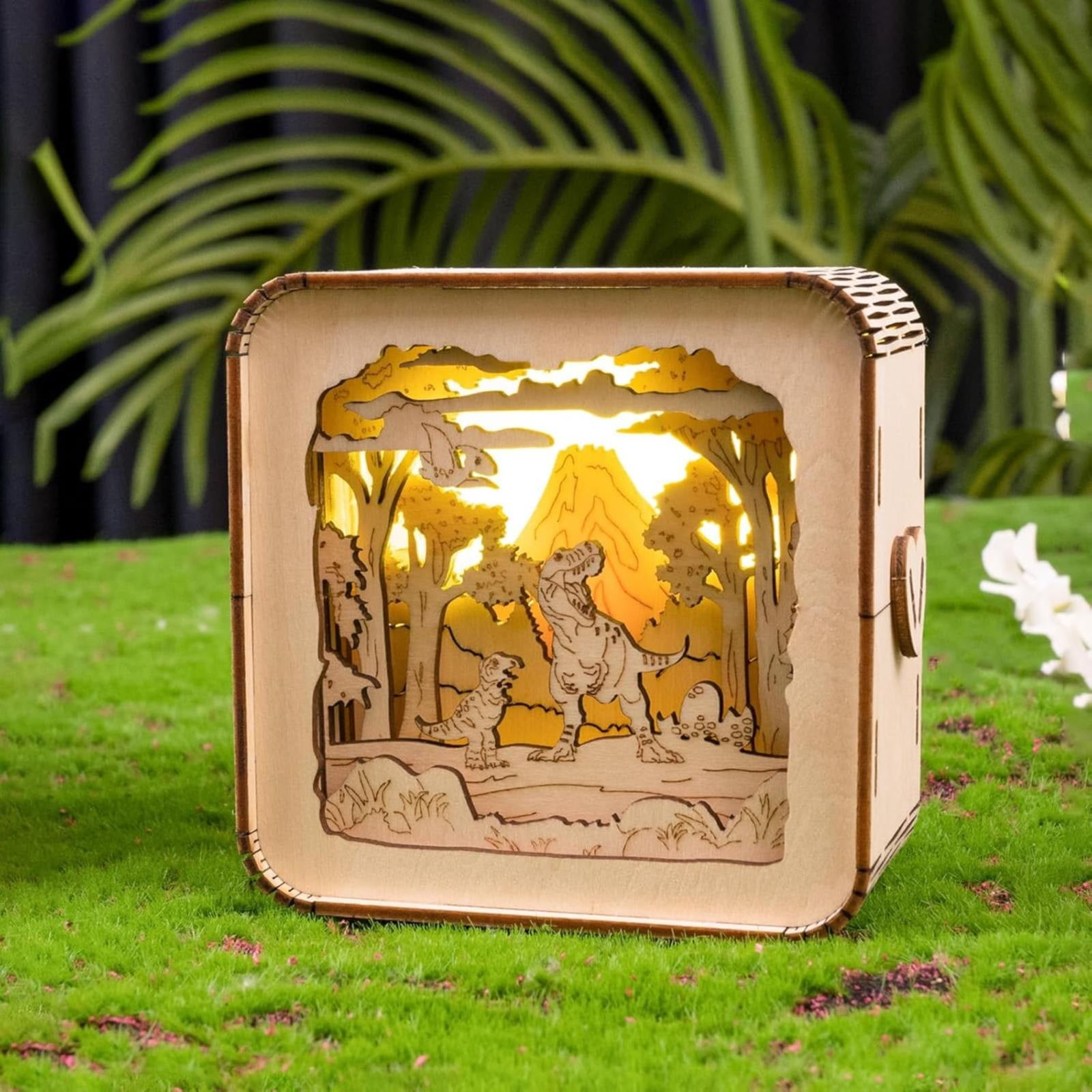 CYXLFZH Christmas Lanterns Decorative Indoor 3D Puzzle Nightlight DIY ...