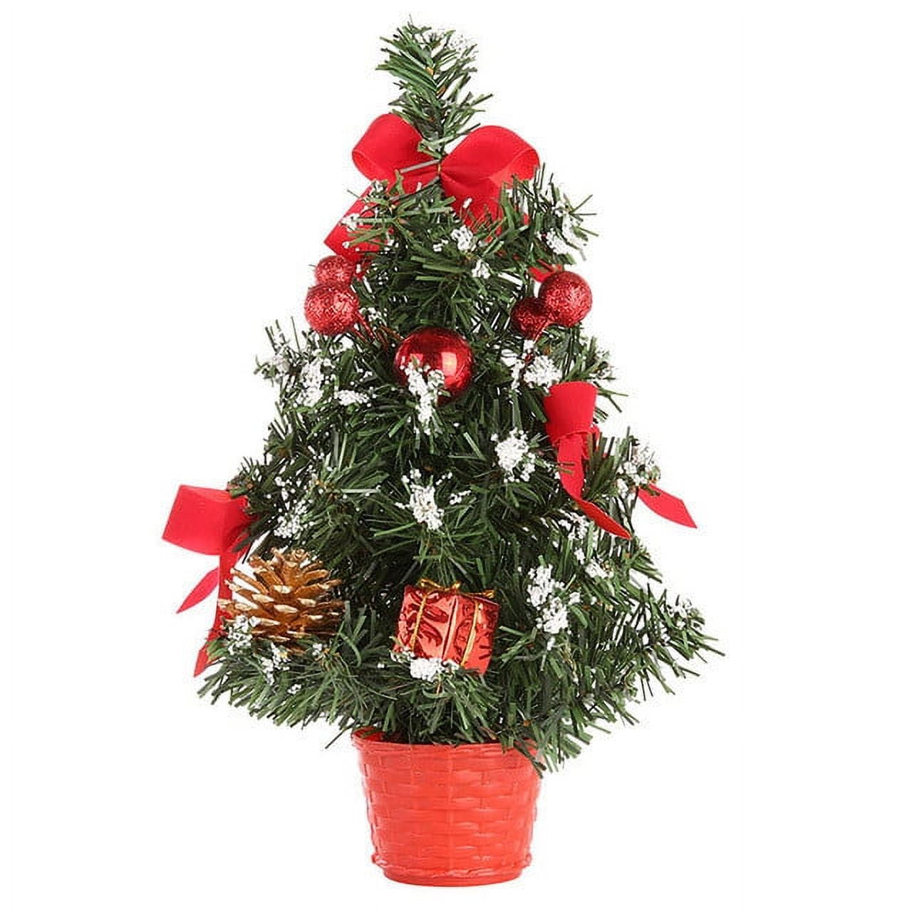 Cyxlfzh Desktop Ornament Tabletop Mini Christmas Tree Artificial Christmas Tree Miniature