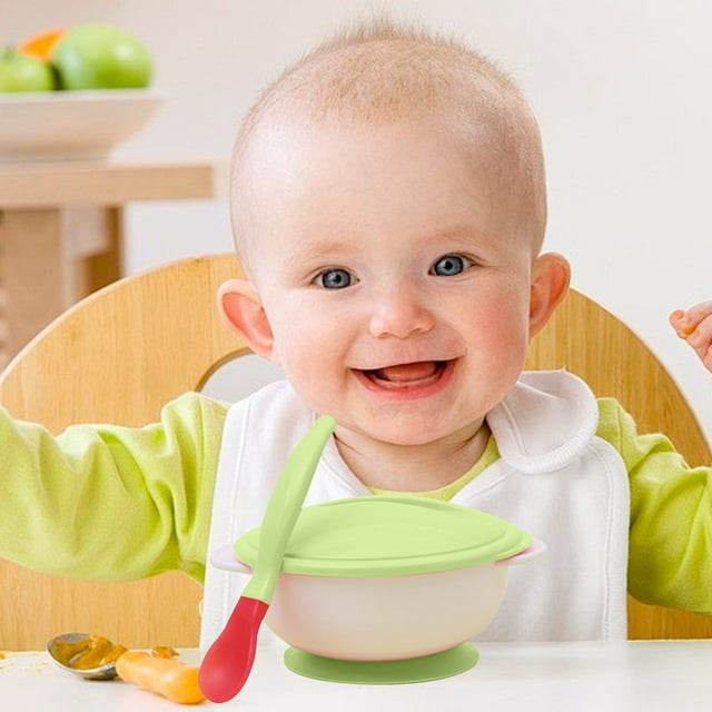 CYXLFZH Non Slip Temperature Sensitive Binaural Sippy Bowl Baby Sippy ...