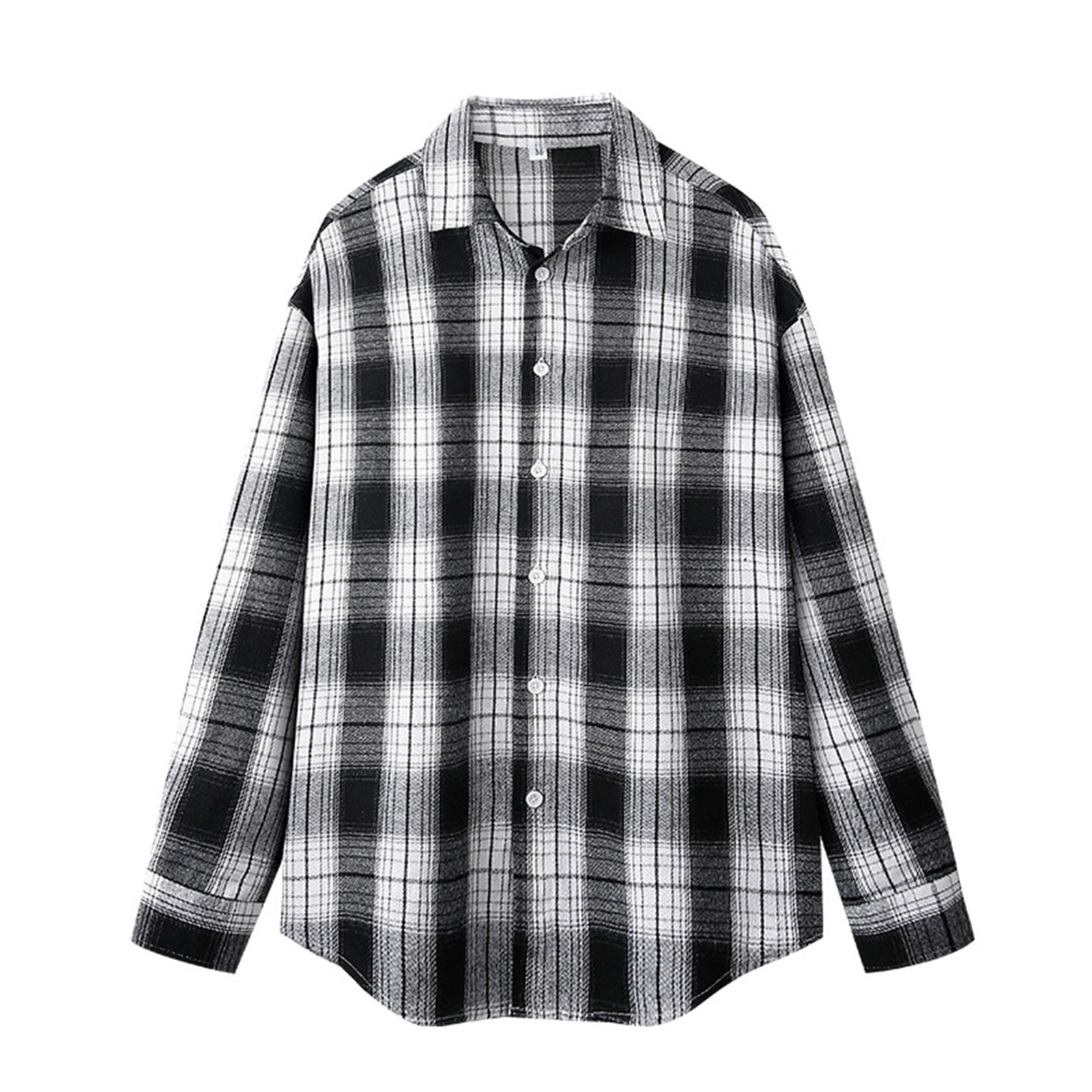 CYiJun Mens Flannel Plaid Shirts Long Sleeve Summer Lightweight Plaid ...