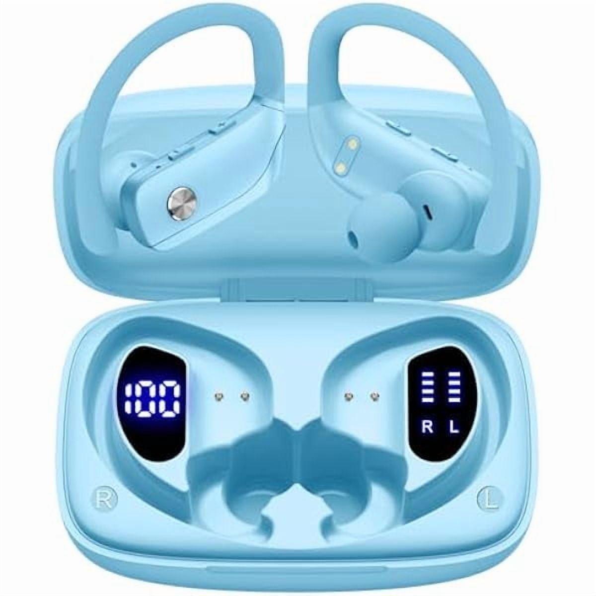 CZ Ear Buds Wireless Earbuds Bluetooth Headphones with 80H Playtime LED ...