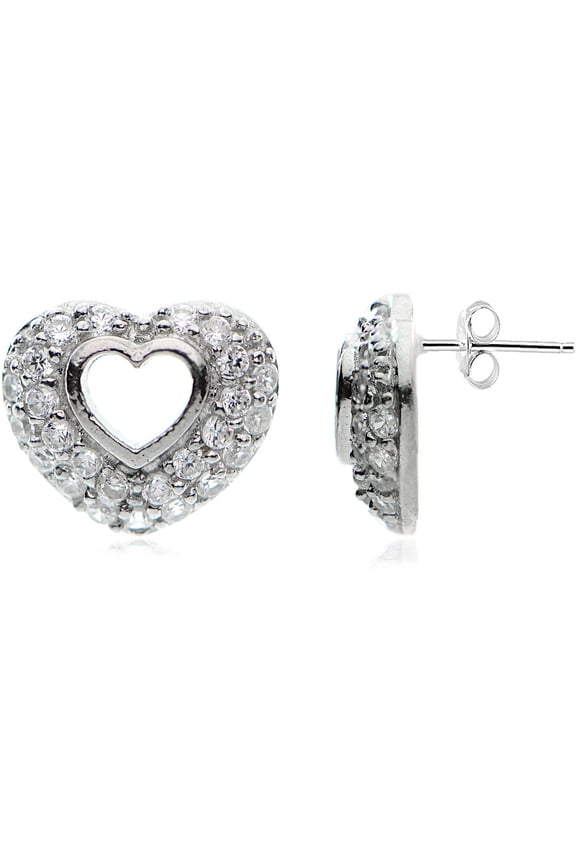 Open Heart Earrings