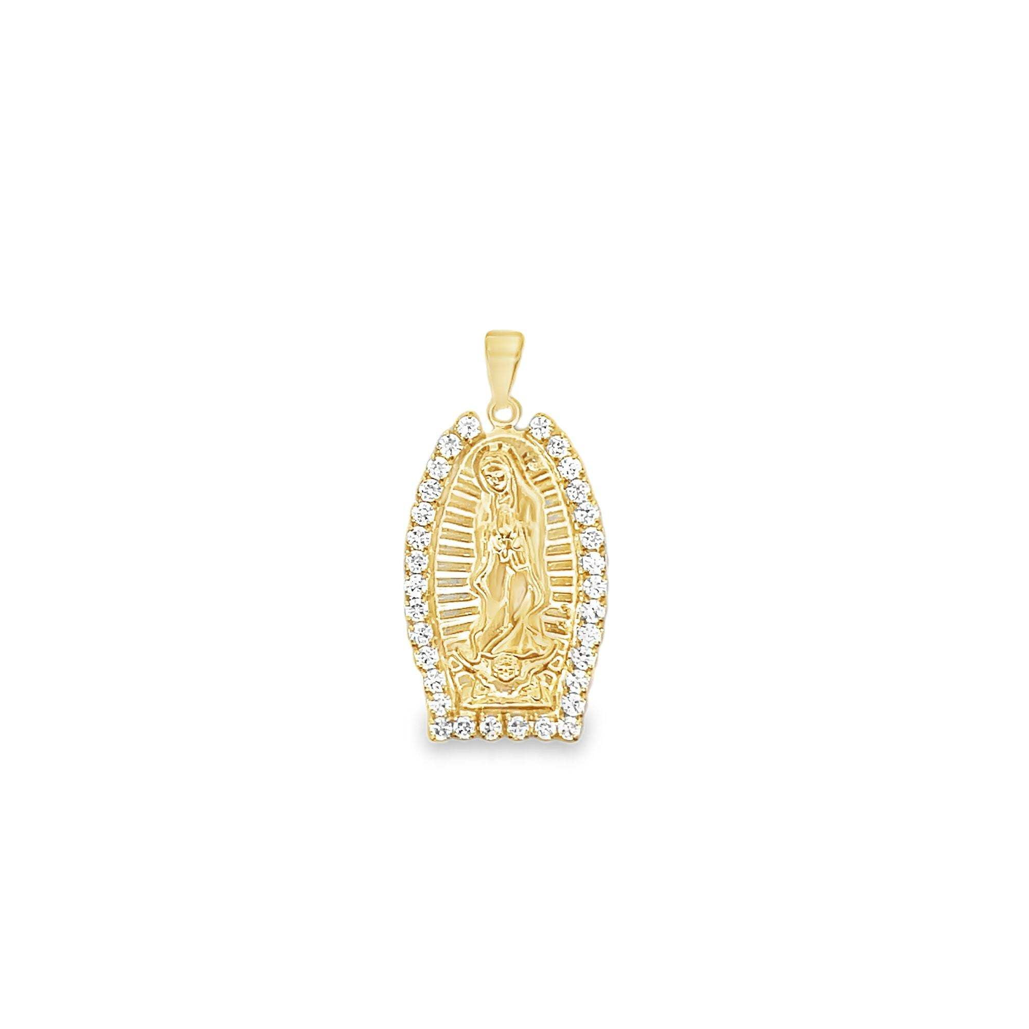 CZ Stone Virgin Mary Pendant (A101) - Walmart.com