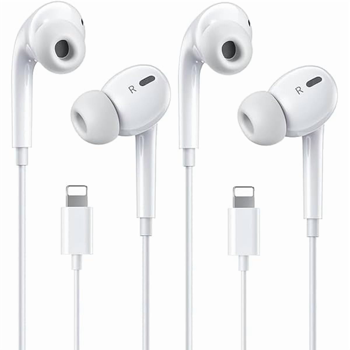 CZ2-Pack Wired Earbuds for iPhone Headphones Earphones Nosie Reduction ...