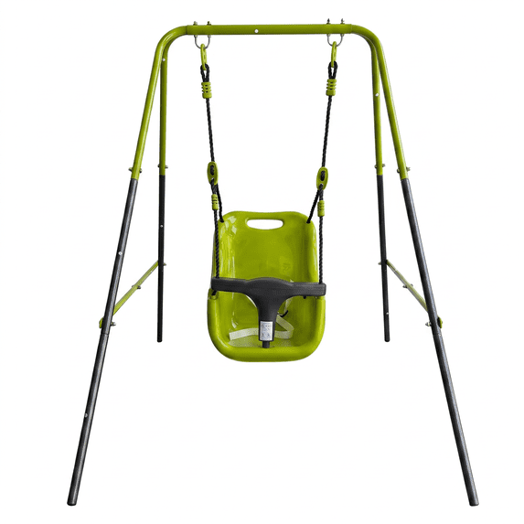 CZBZ Baby Swing Indoor Outdoor with Safety Seat, Ergonomic Toddler ...