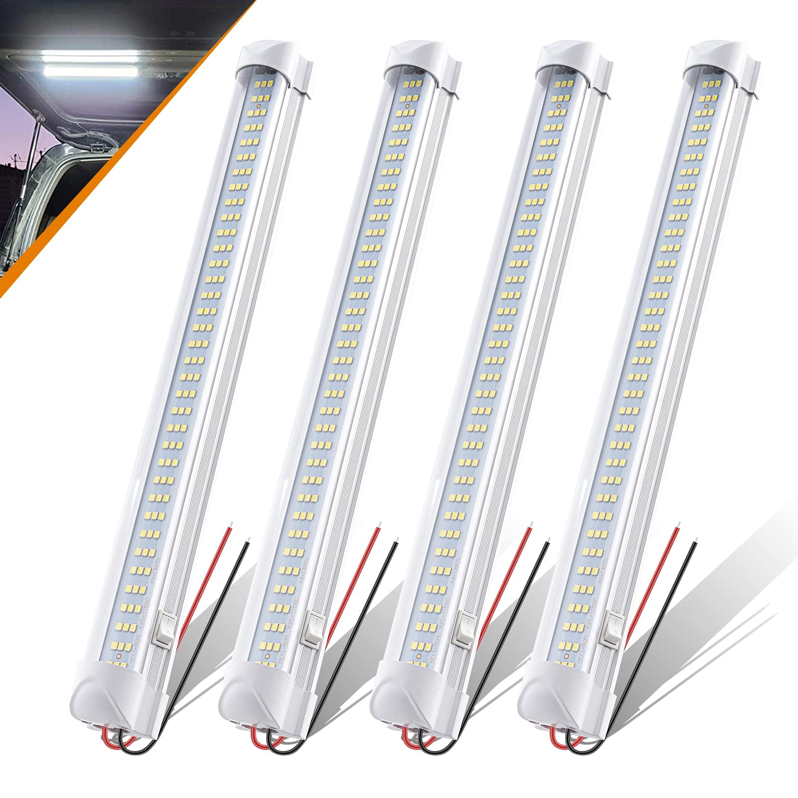 CZC AUTO Led Light Strip 12V/24V 13" Led Light Bar LED Interior Light ...