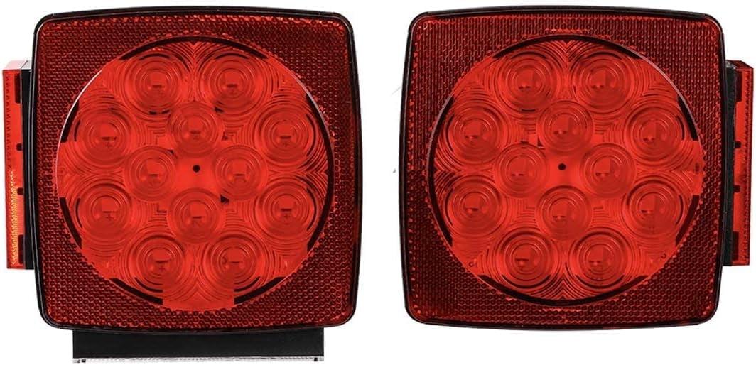 CZC AUTO Pair Submersible Led Trailer Light, Waterproof Tail Lights ...