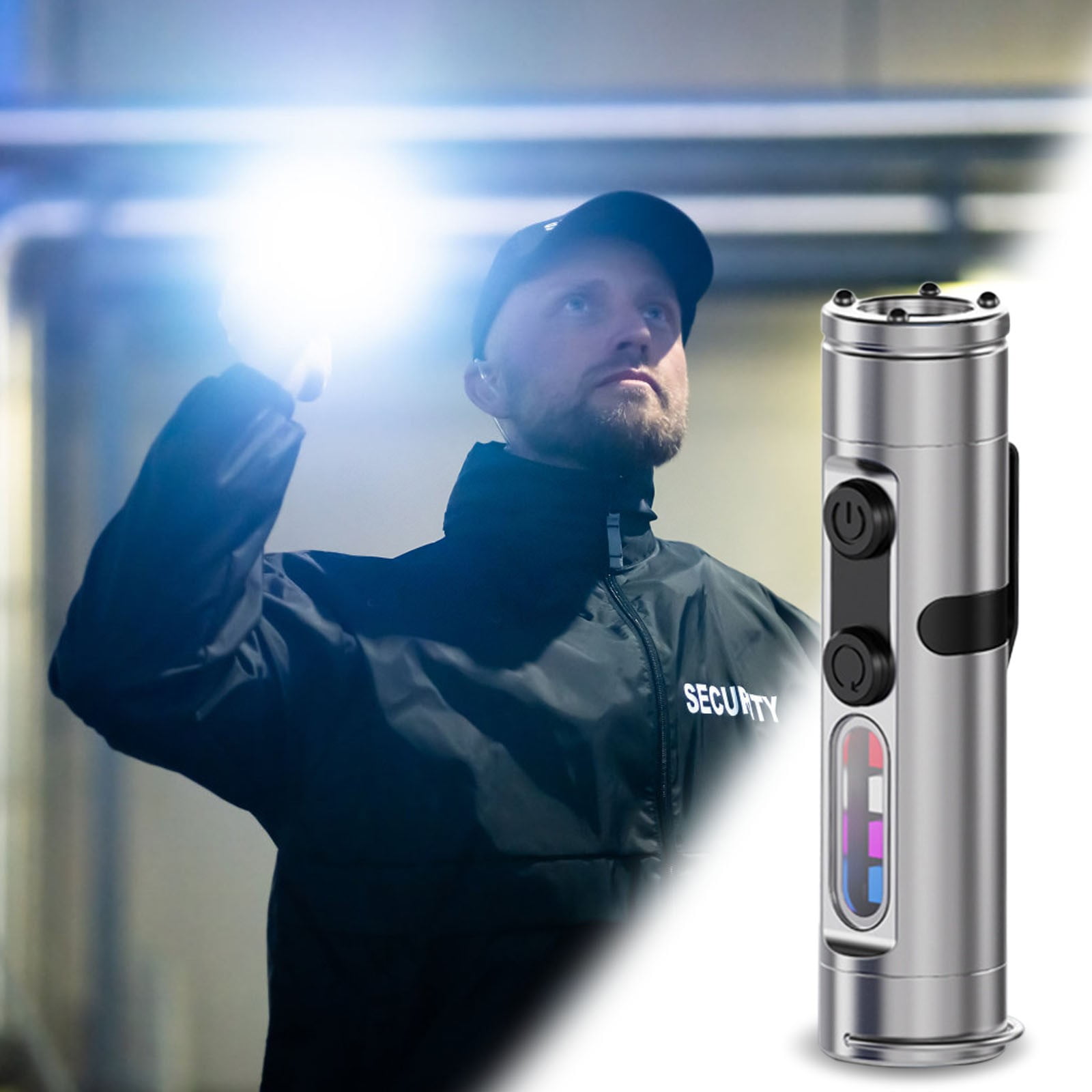 CZESTPYAKE 500 Lumens Mini Rechargeable EDC Flashlight, Magnetic Pocket ...