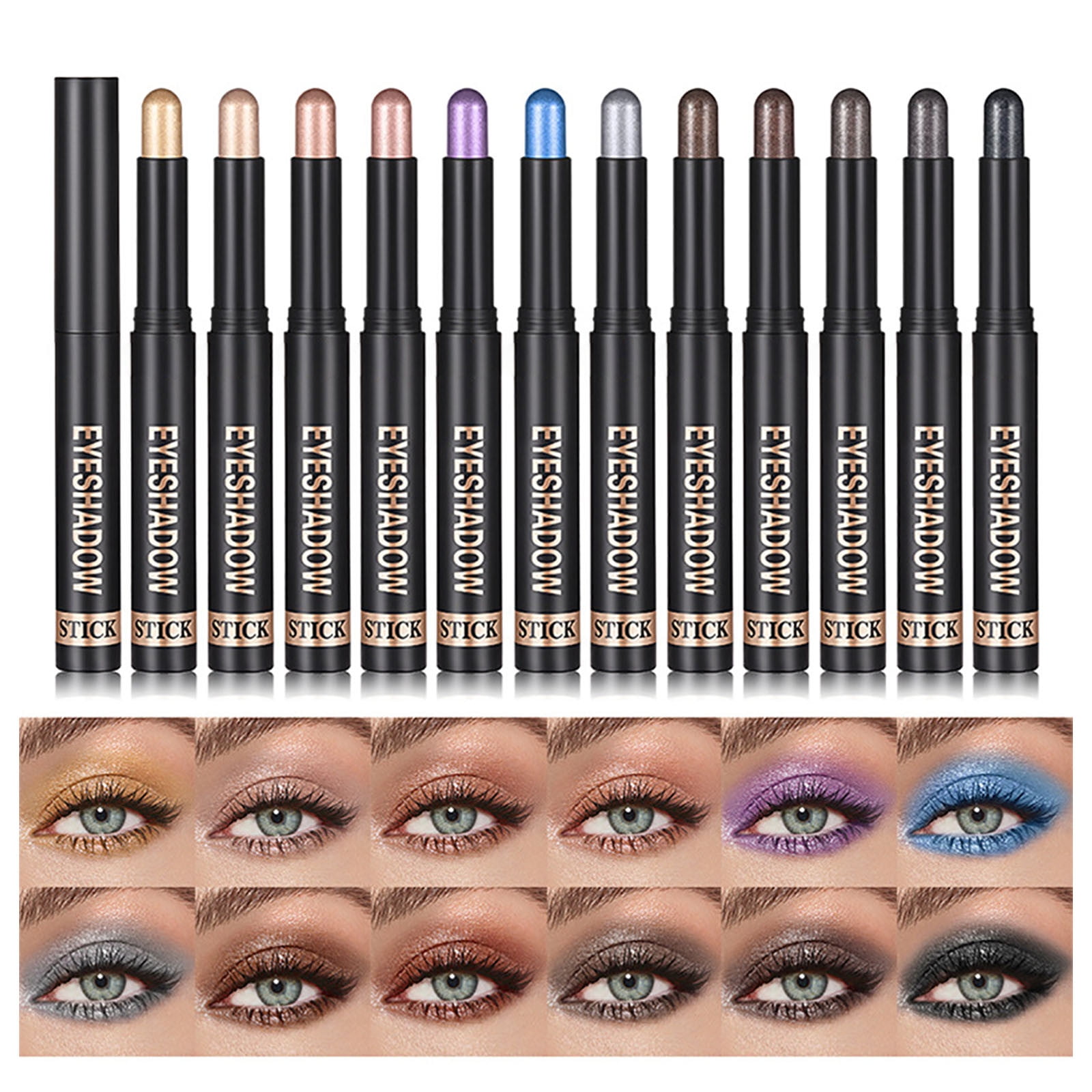 CZESTPYAKE Clearance Matte Eyeshadow Stick, Long-Lasting Cream ...