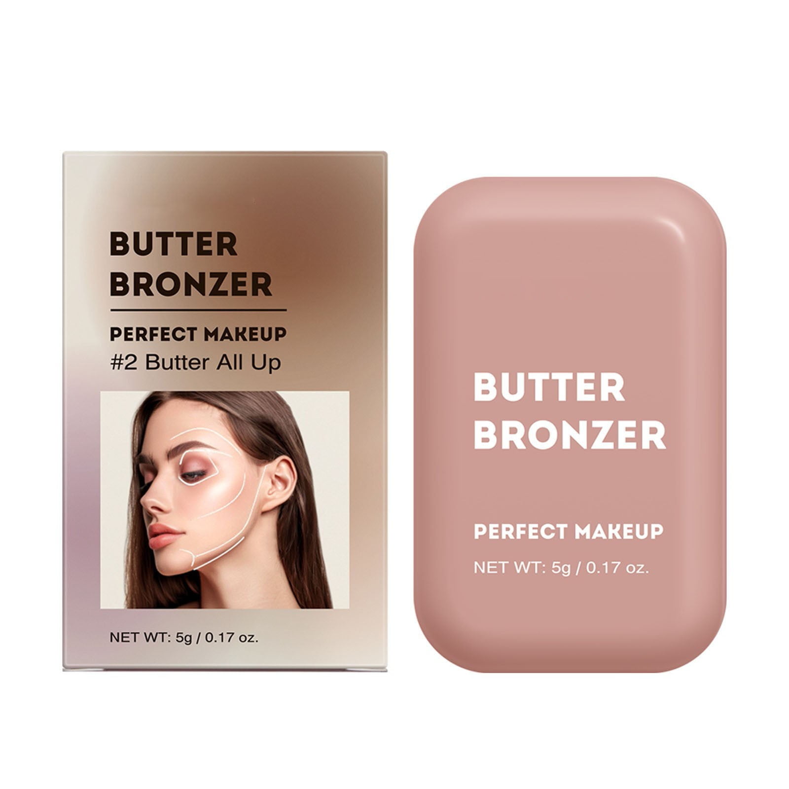 CZESTPYAKE Tricolor Contour Blush Palette 5g, 3D Pearl Highlighter ...