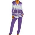 Czhjs Long Sleeve Outfits Sets 2 Piece R Hoodies Sets Cozy Fall Sets