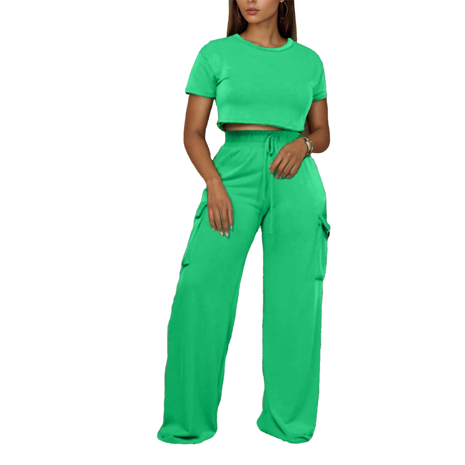 CZHJS Sweat Tracksuit Tops and Jogger Pants Matching Lounge Sets Cozy ...
