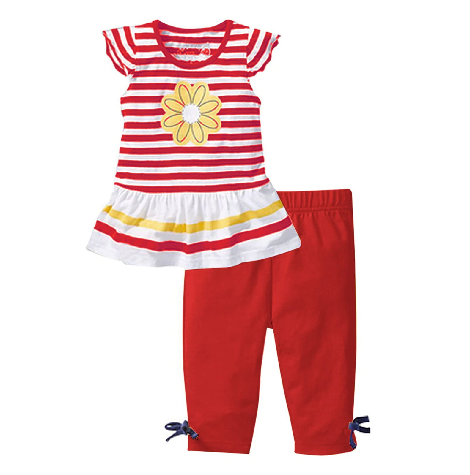 CZHQWE 5T Summer Outfits For Girls Summer Baby Girl Clothes Baby Girls Summer Clothes Casual ...