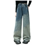CZHQWE Girl Jeans Size 10-12 Toddler Pjs 4T Kids Girls Jeans Distressed ...