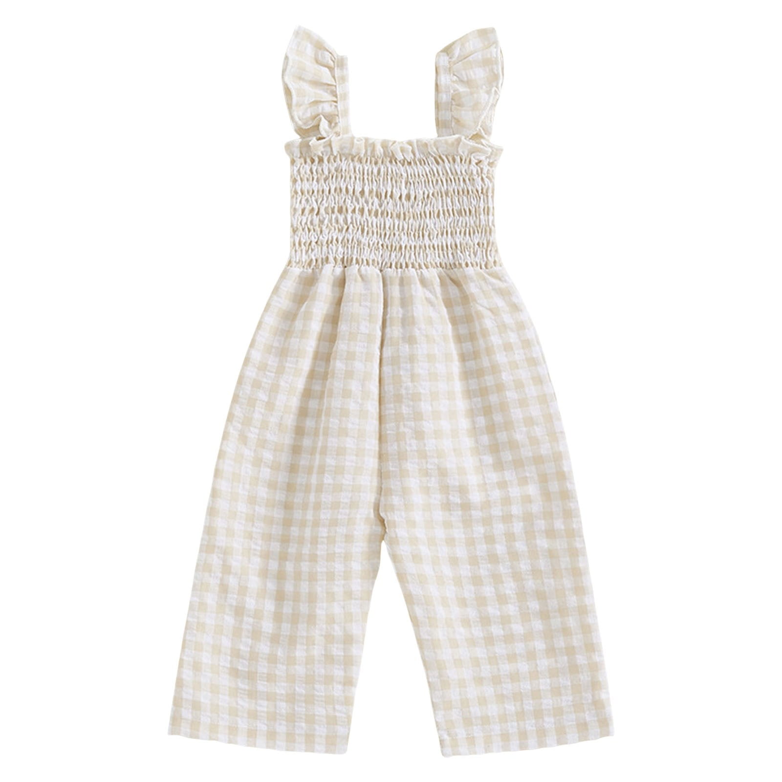 CZHQWE Toddler Girl Jumpsuit Girls' Jumpsuits & Rompers Infant Kids Summer Clothes Toddler Baby ...